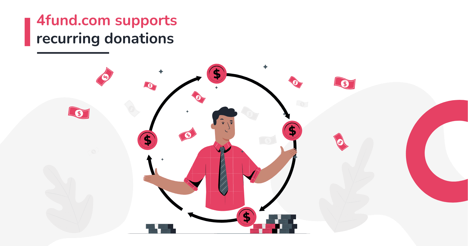4fund.com supports recurring donations - check out how to use t...